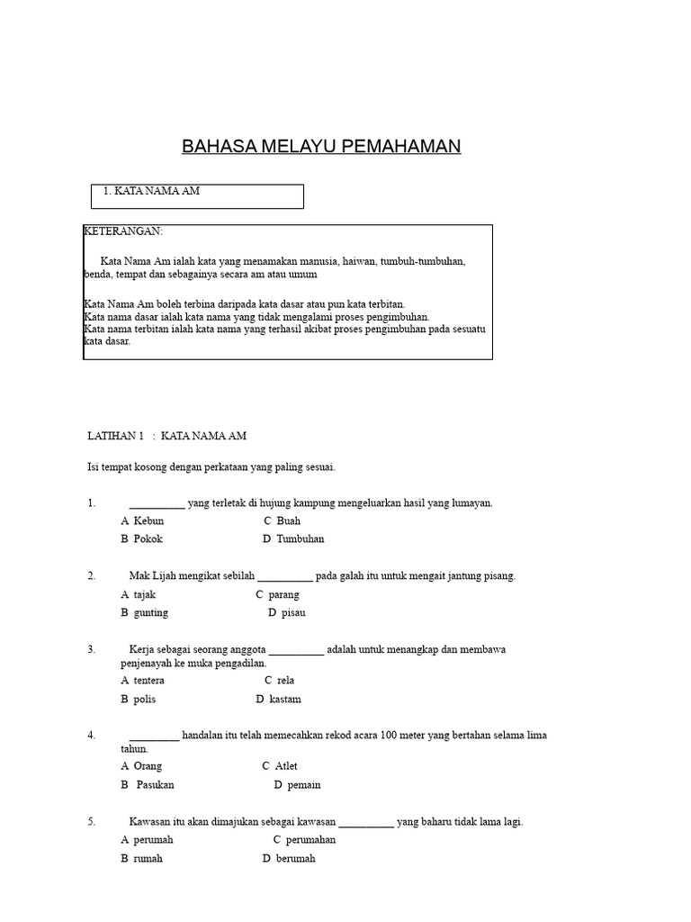 Bahan Tuisyen Okt BM Darjah 2 | PDF