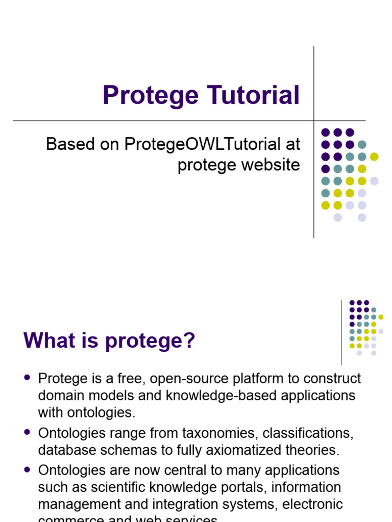 Protege Tutorial | PDF | Computer Programming | Information Retrieval