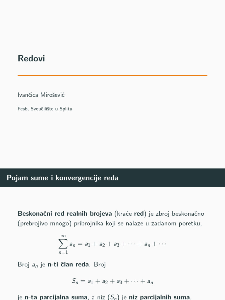 P Redovi | PDF