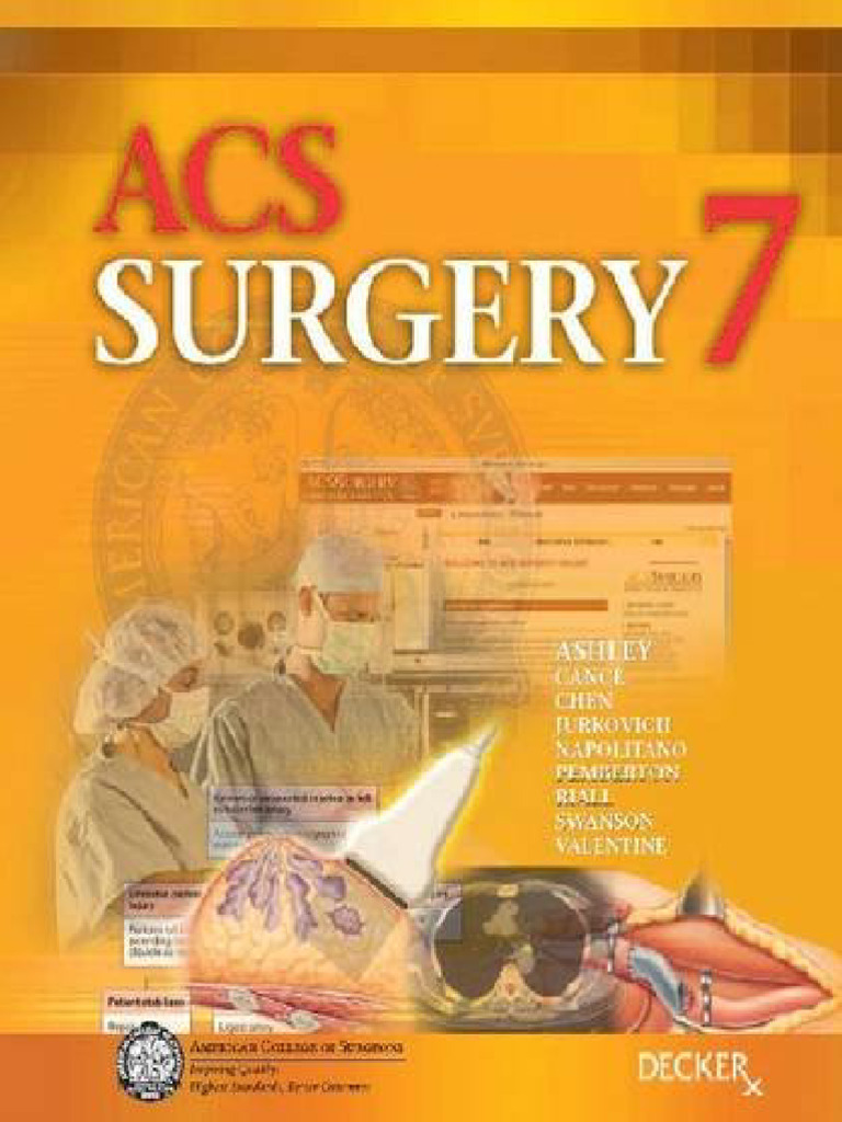 ACS Surgery 7 | PDF | Health Care | Medicine