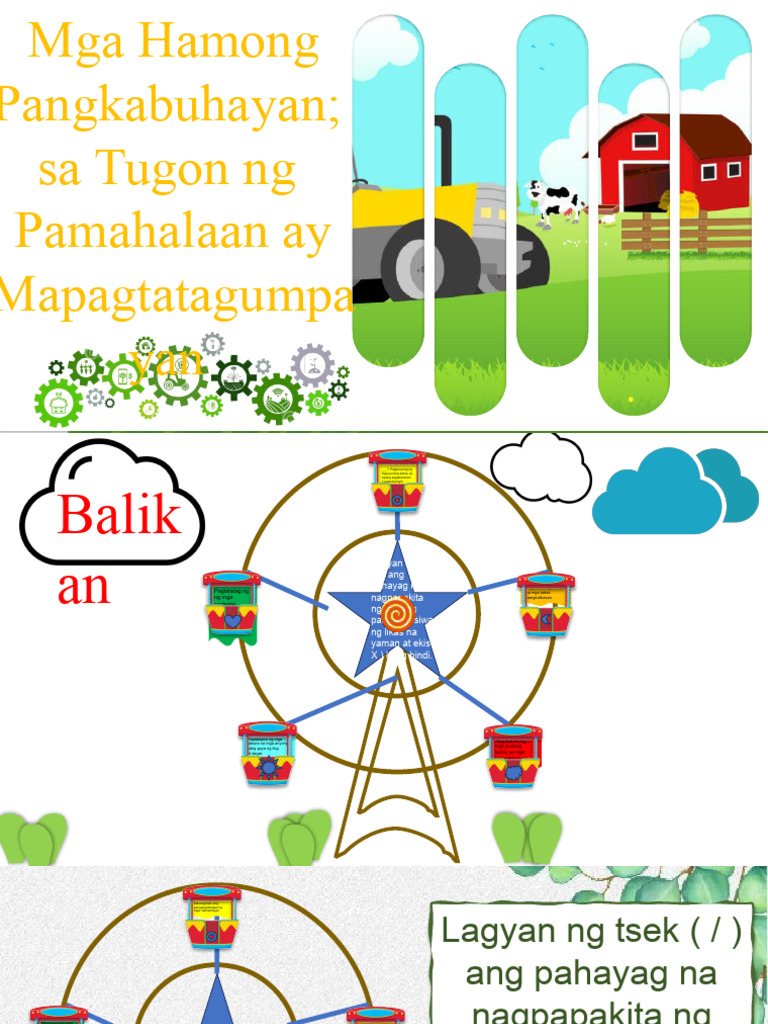 Mga Hamong Pangkabuhayan | PDF