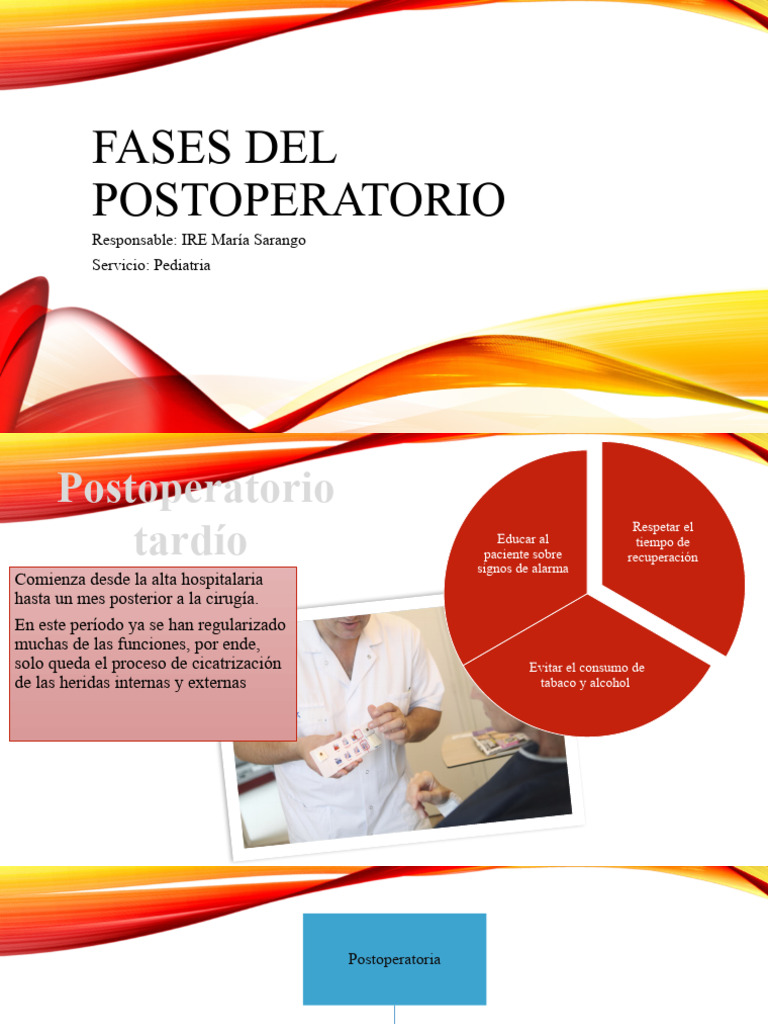 Fases Del Postoperatorio | PDF | Asma | Medicina CLINICA