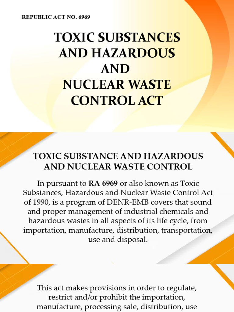 Toxic Substances.... | PDF | Hazardous Waste | Radioactive Waste