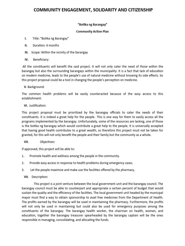Botika NG Barangay | Download Free PDF | Pharmacy | Social Programs