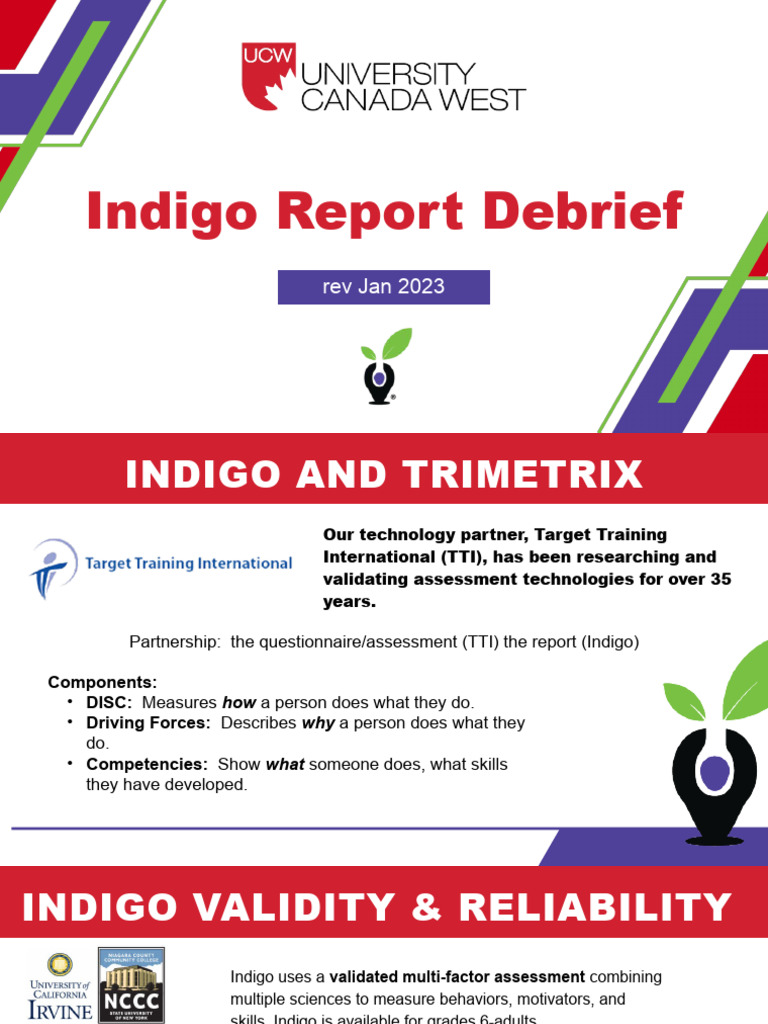 UCW Indigo Report Debrief For Students Jan2023 (3) 3 | PDF | Behavior ...