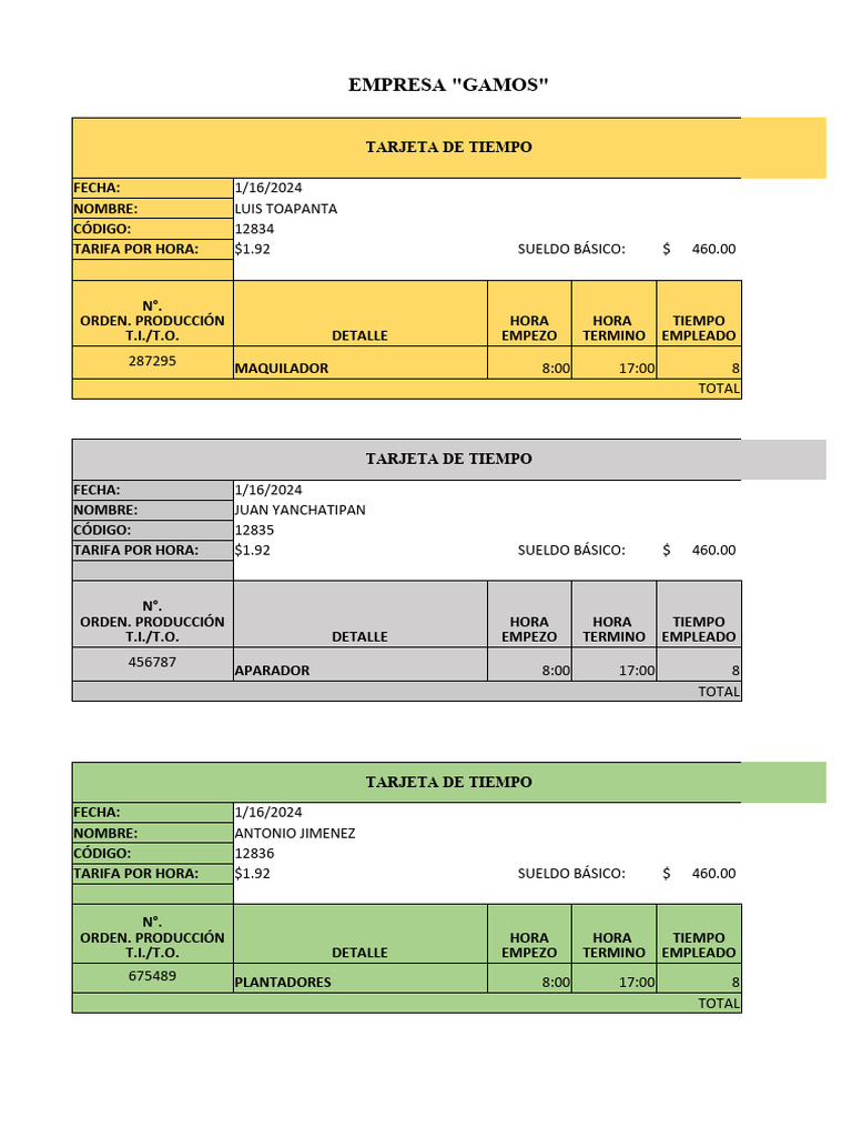 Copia de Tarjetas - de - Tiempo 2 | PDF