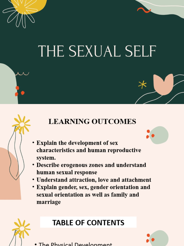 Sexual Self | PDF | Human Sexuality | Reproductive System