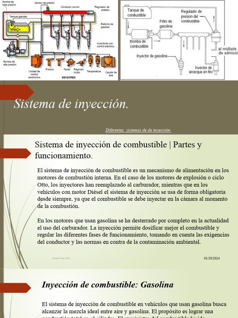 Sistemas de Inyección de Combustible | PDF | Inyección de combustible ...