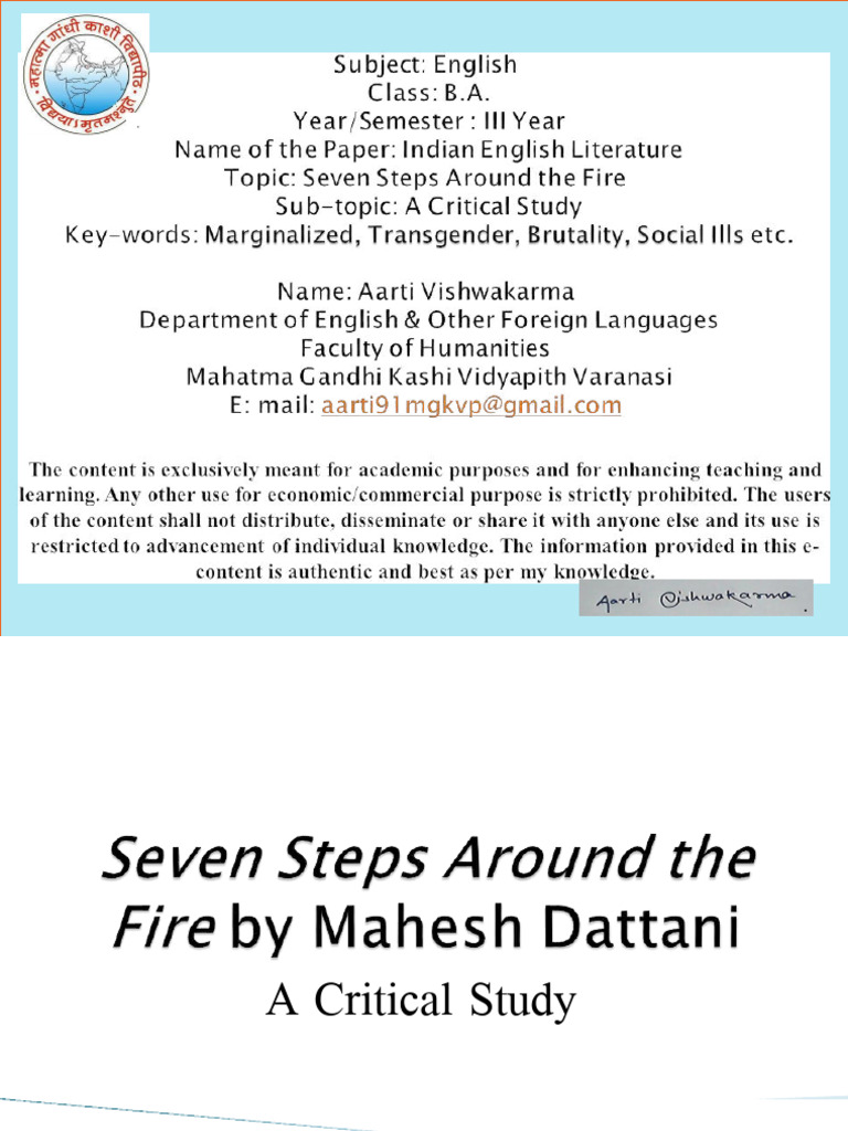 Mahesh Dattani | PDF | Gender | Gender Studies