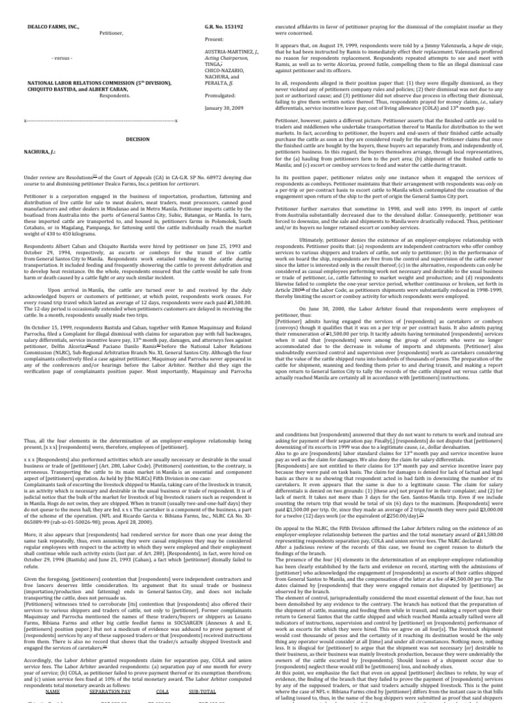 Labor Review Set 5 | PDF | Cost Of Living | Employment