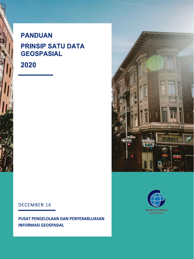 Prinsip Satu Data Geospasial 2020) | PDF