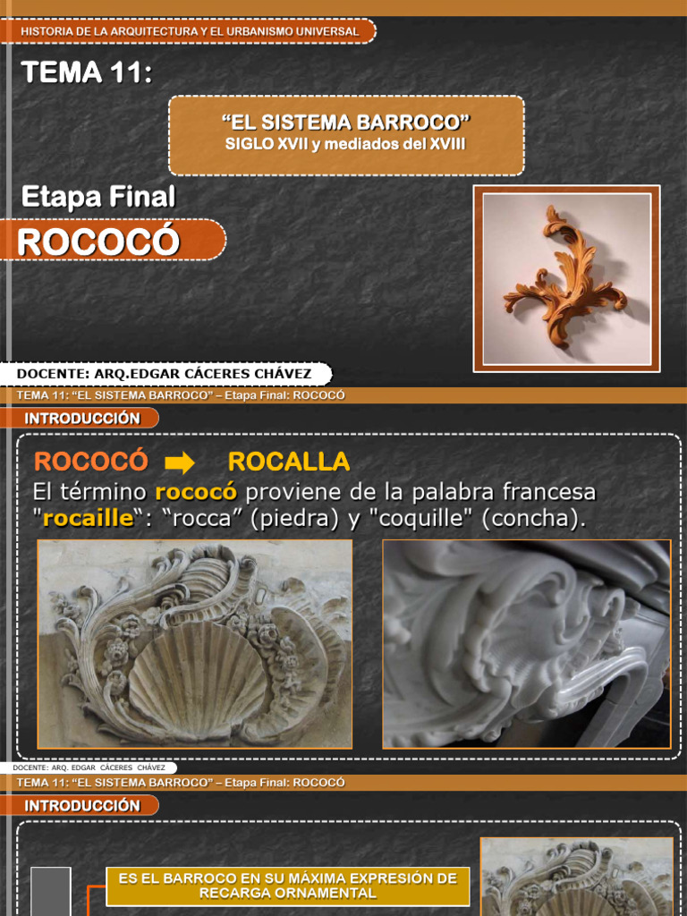 Tema 11 - 2da Parte - ROCOCO | PDF | Arte