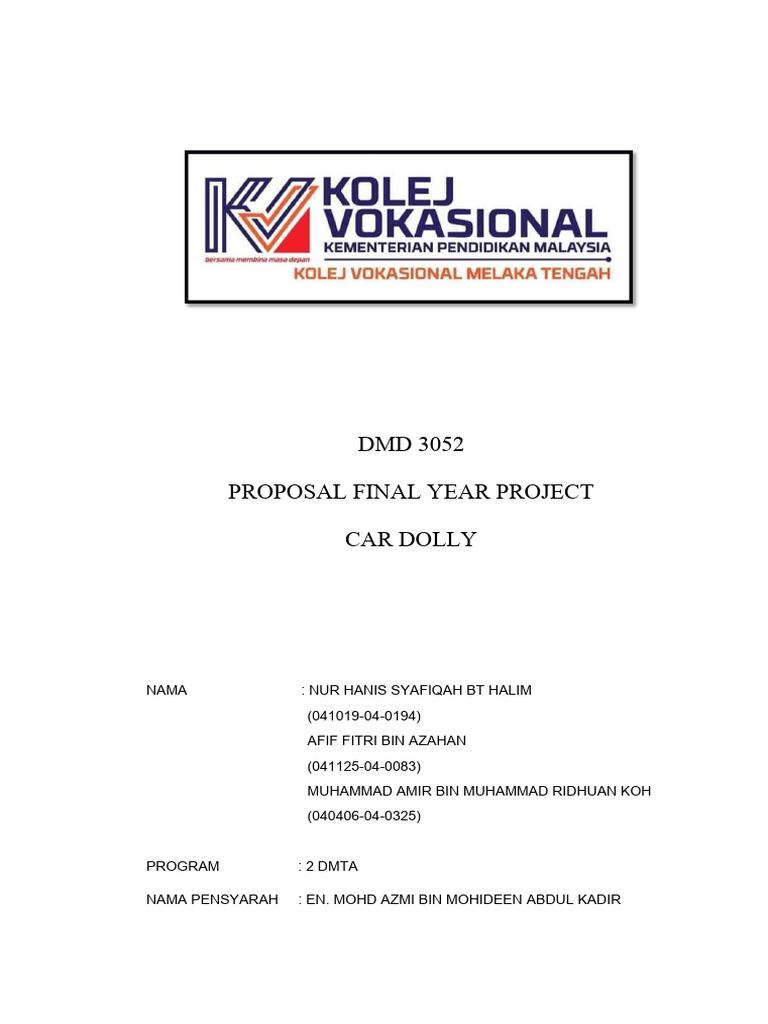 Pta Car Dolly | PDF | Seni