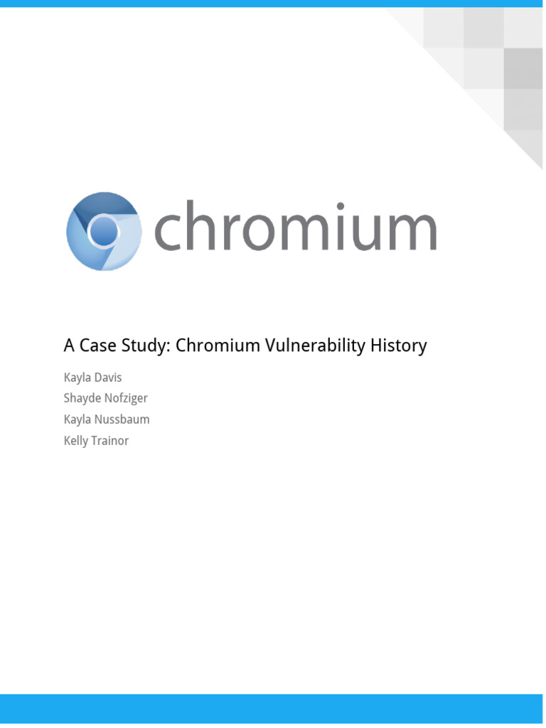 Chromium Case Study | PDF | World Wide Web | Internet & Web Chromium Case Study | PDF | World Wide Web | Internet & Web