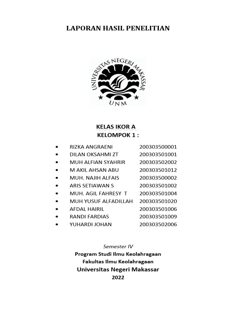 KELOMPOK 1 - Ikor A-2 | PDF