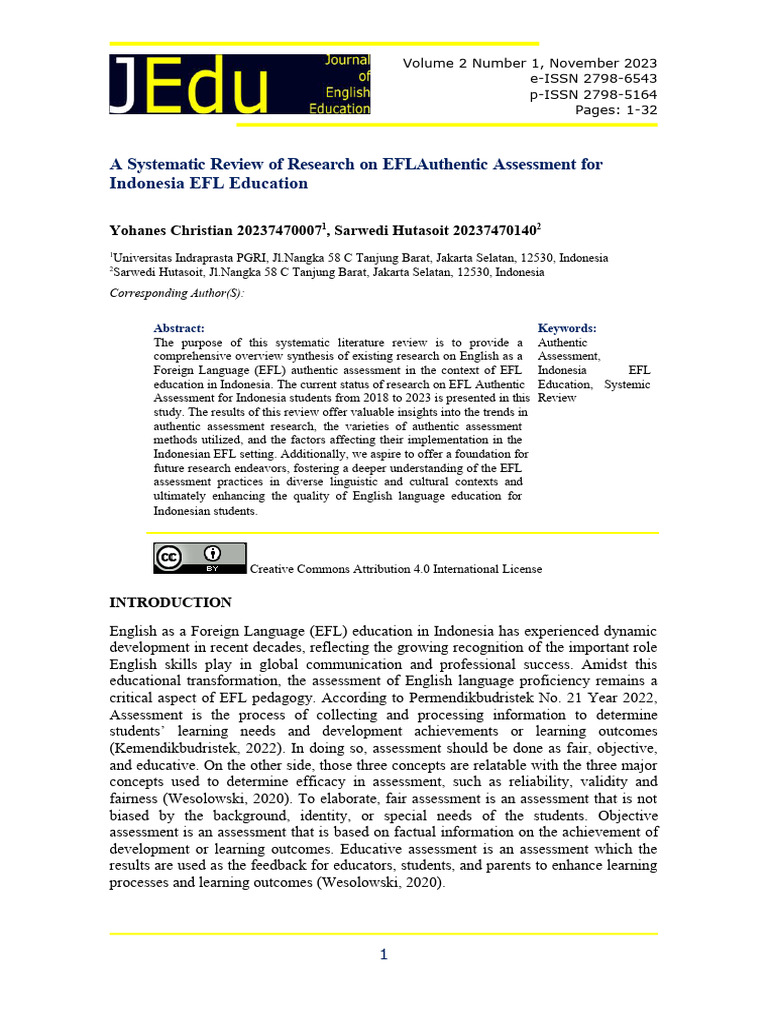 Yohanes Christian - 20237470007 - Research Article - UPM - AWC2023 ...