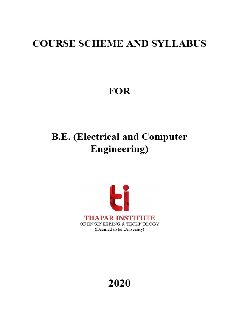 B.E. Electrical & Computer Engg. | PDF | Logic Gate | Electrical Network