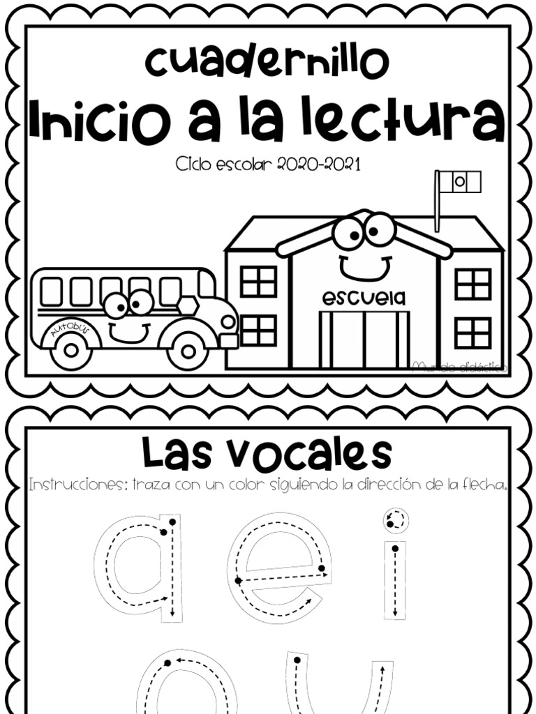 Cuadernillo de Inicio A La Lectura | PDF | Fonética | Voz humana