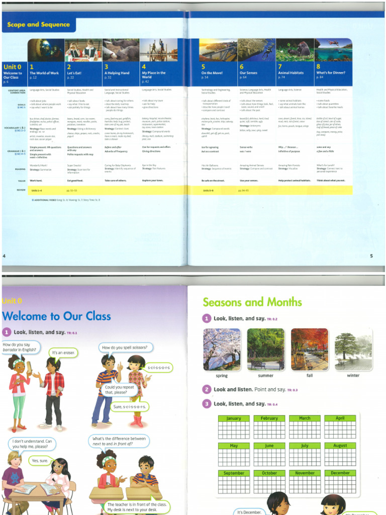 L3 SB U1-4 Explore Our World | PDF