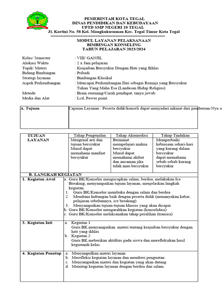 RPL BK Kelas 8 | PDF