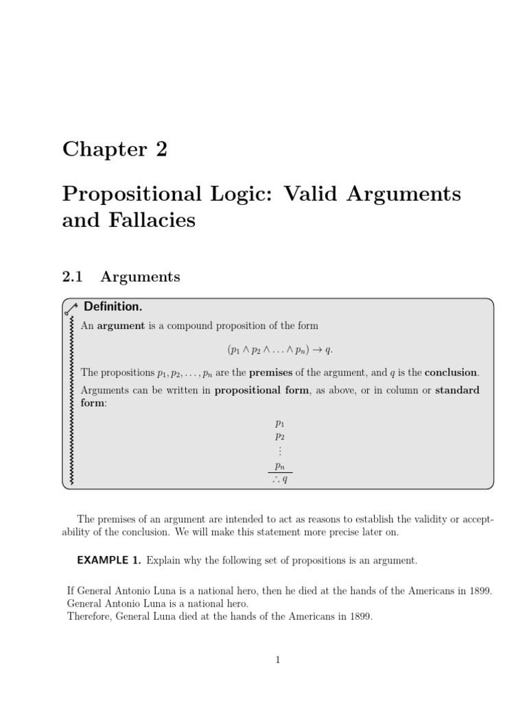 Valid Arguments | PDF | Argument | Logic