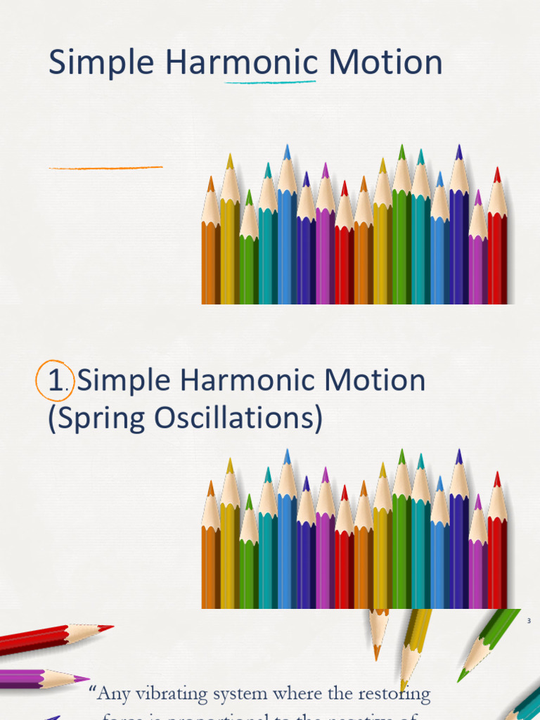 Simple Harmonic Motion (new) (2) | PDF | Oscillation | Force