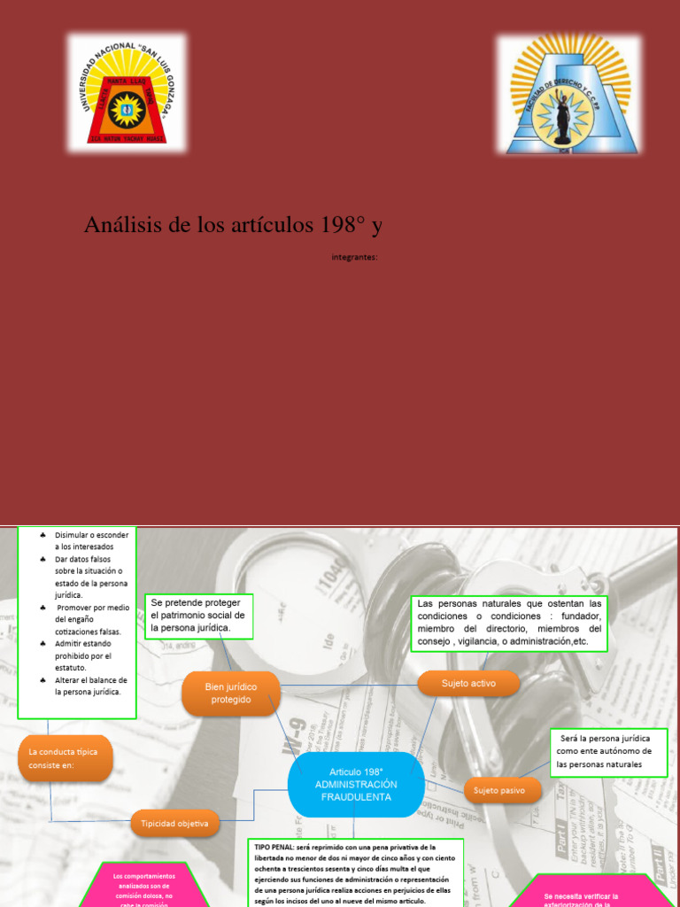 Analisis Del Articulo 198° y 199° CP | PDF | Castigos | Derecho penal Analisis Del Articulo 198° y 199° CP | PDF | Castigos | Derecho penal