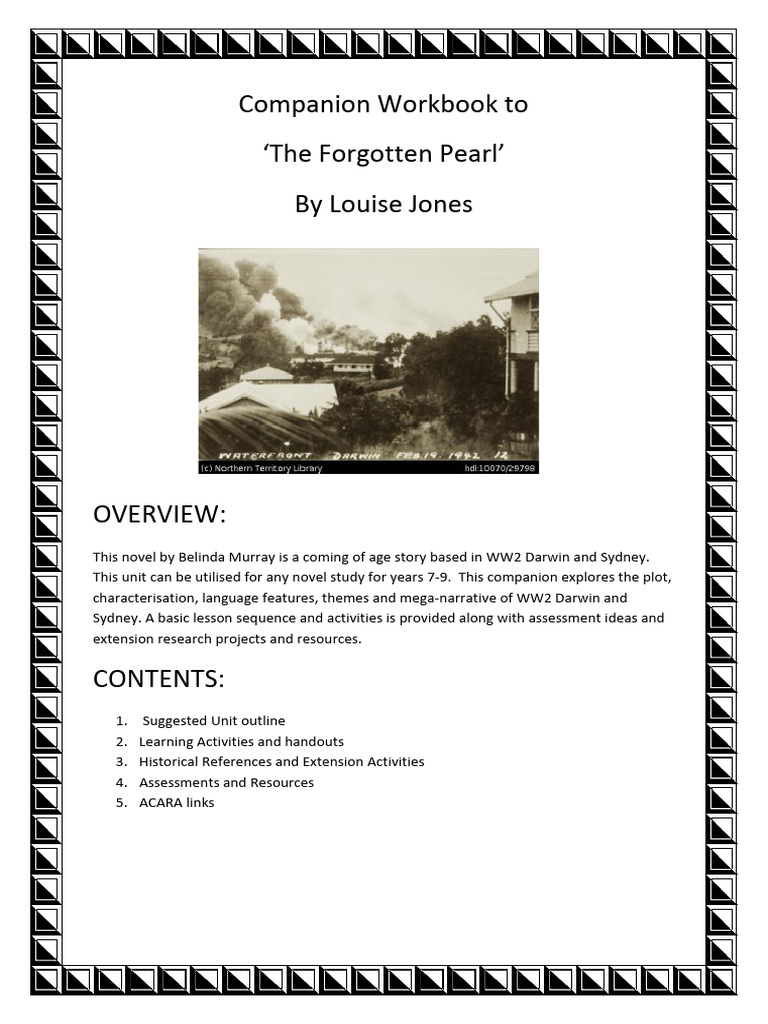 The Forgotten Pearl Literature Companion Workbook | PDF | Writers ...