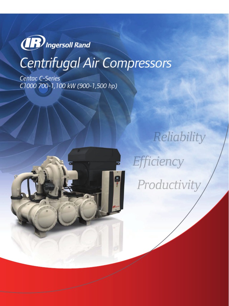 IR C1000 20 Brochure LTR AM | PDF | Gas Compressor | Efficient Energy Use