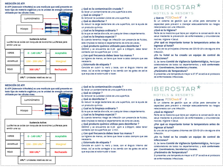 Triptico Posi Check 2023 | Descargar gratis PDF | Higiene | Trifosfato ...