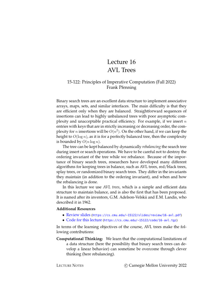 16-Avl Tree Problems | PDF | Computer Programming | Algorithms And Data Structures