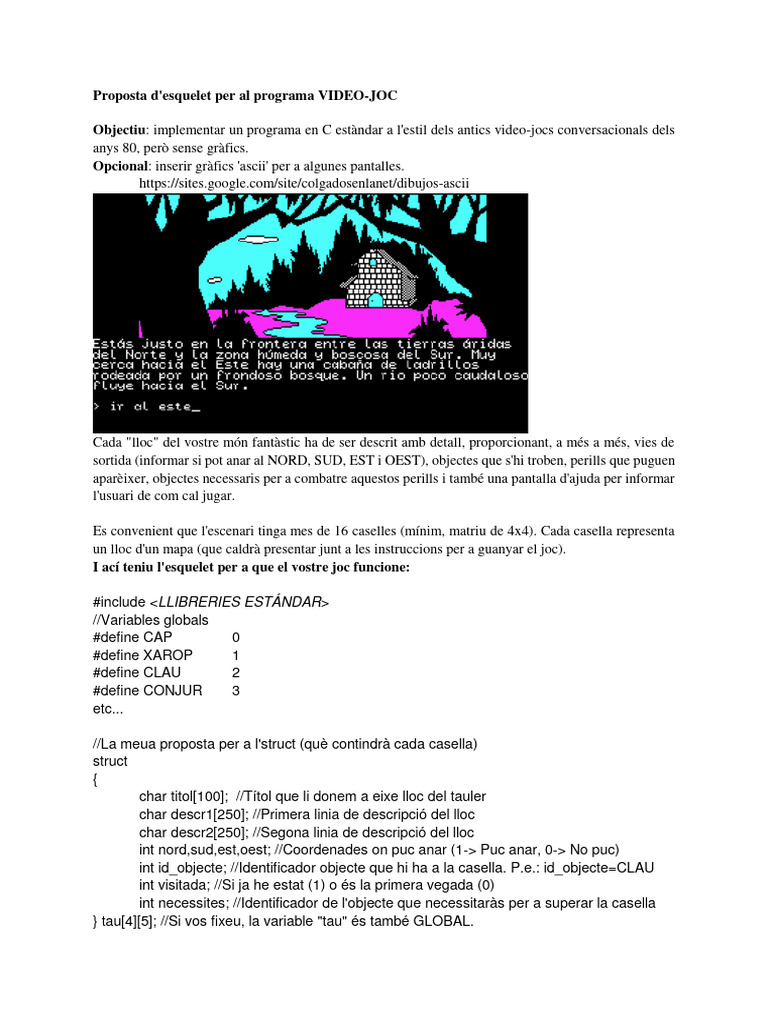 Esquelet Video Joc Pdf