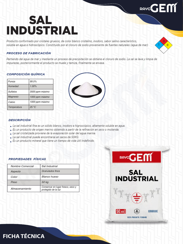sal industrial tecnico | PDF | sal | Magnesio