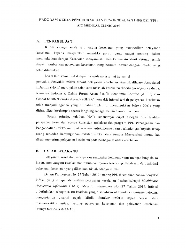 Program Kerja Ppi 2024 | PDF