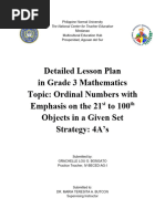 Detailed Lesson Plan in Mathematics 3 Odd and Even Number | PDF ...