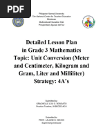 Detailed Lesson Plan in Mathematics 3 | PDF | Multiplication | Teaching ...