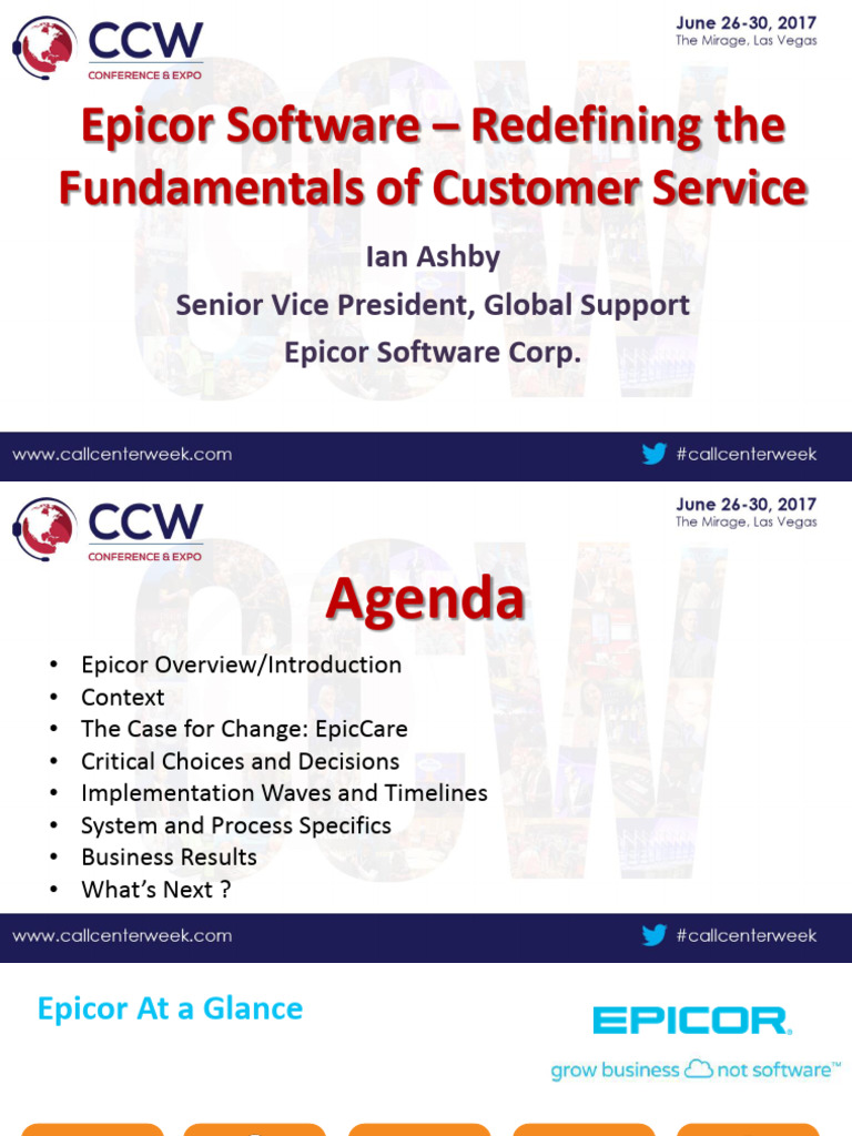 EpicorCare Iscala ServiceNow Ccw-Epicor | PDF | Customer Relationship Management | Private Sector