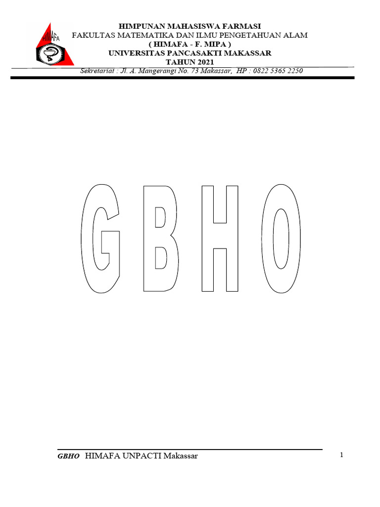 GBHO HIMAFA UNPACTI 2021 | PDF