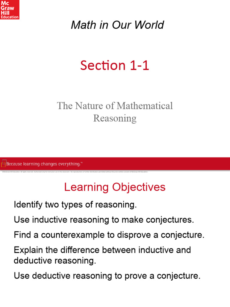 Understanding Mathematical Reasoning | PDF | Inductive Reasoning | Reason