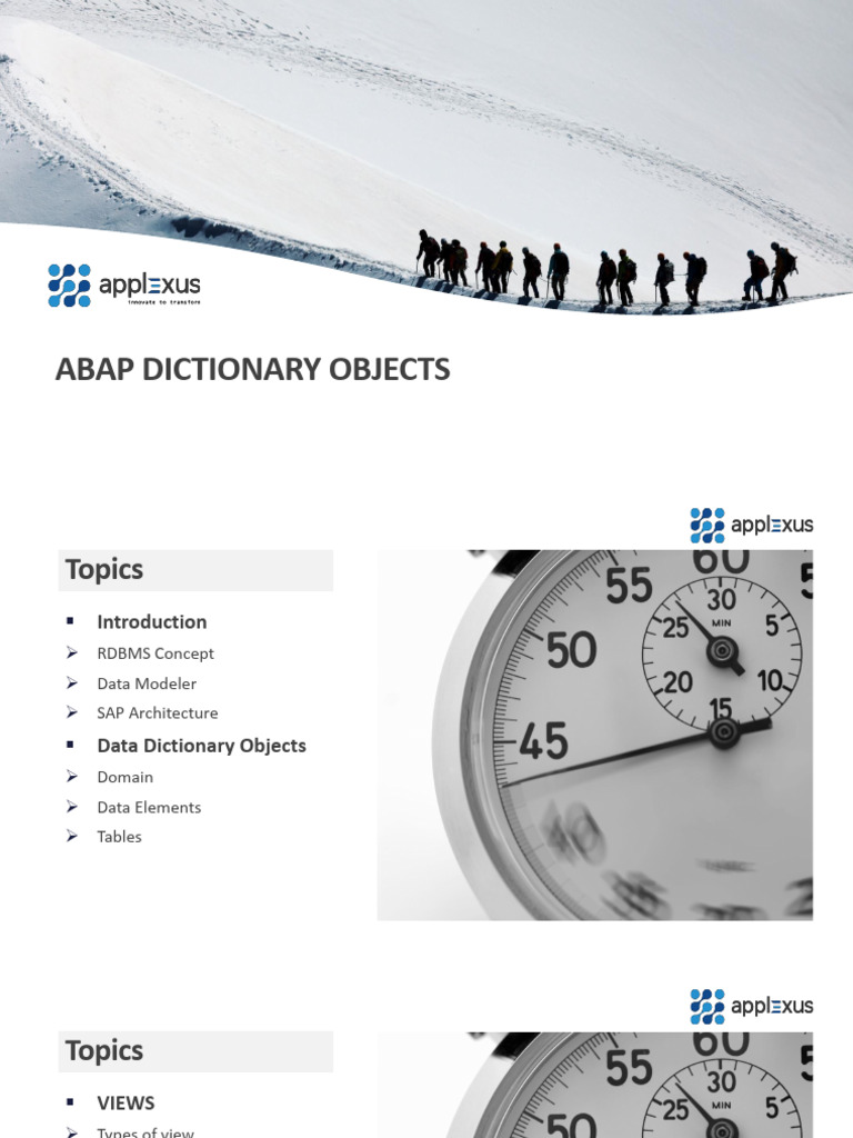 Pdf Abap Dictionary Aug 22 Pdf Relational Database Databases 