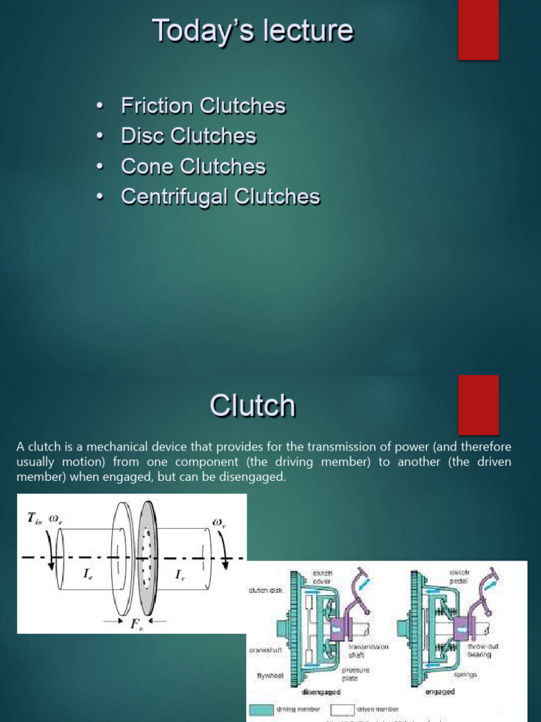 Friction in Clutch | PDF | Clutch | Mechanical Engineering
