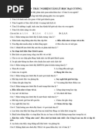 Trắc nghiệm. chương 3- Sự hình thành và phát triển tâm lý, ý thức | PDF