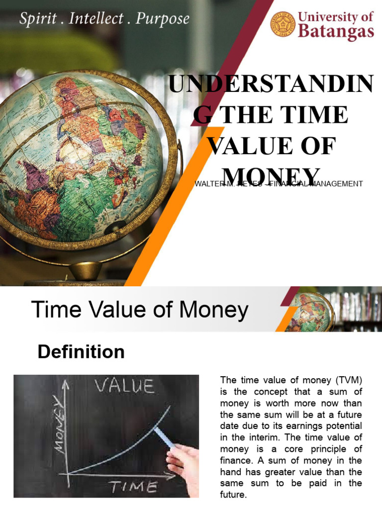 Understandin G The Time Value of Money: Walter M. Reyes - Financial Management | PDF | Net ...