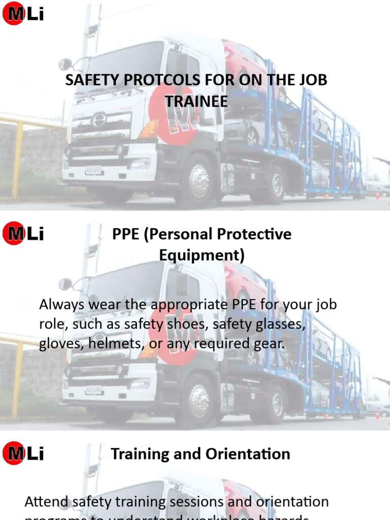 On-the-Job Safety Protocols Guide | PDF