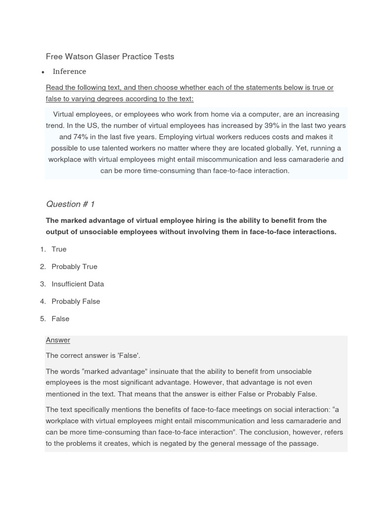 WATSON Sample | PDF | Inference | Argument