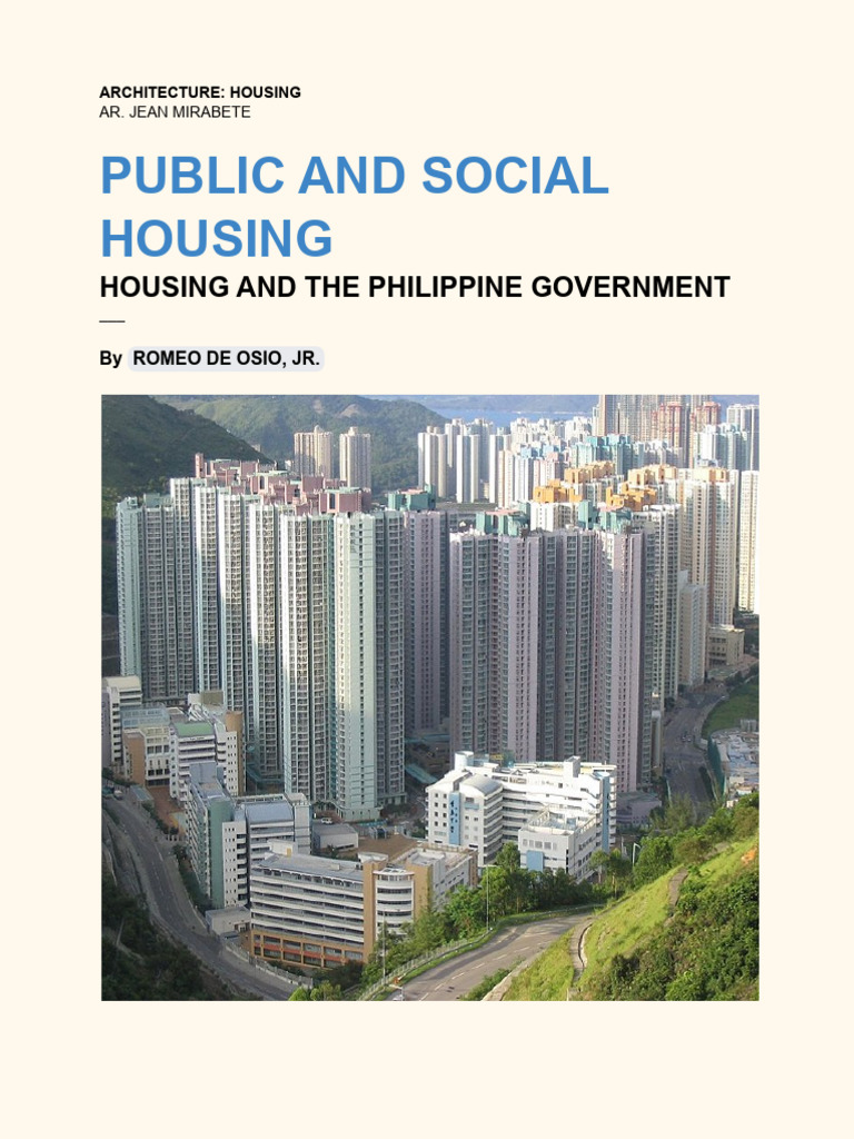Public and Social Housing | PDF | Public Housing | Apartment