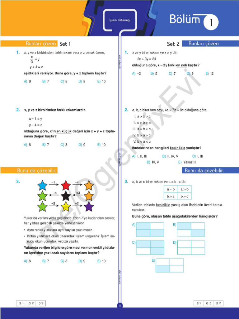 Etkili Matematik Tyt Soru Bankasi PDF Indir 13223 | PDF