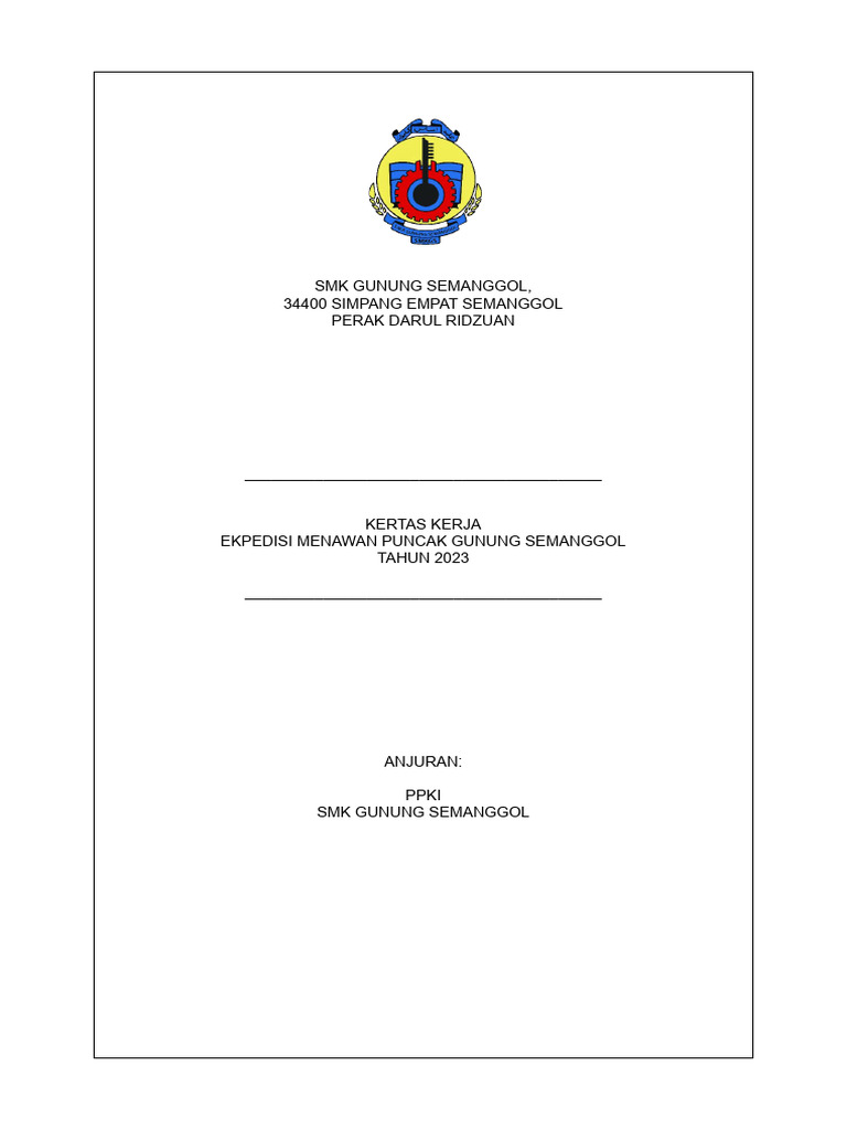 Ekpedisi Puncak Gunung Semanggol 2023 | PDF | Karier & Perkembangan