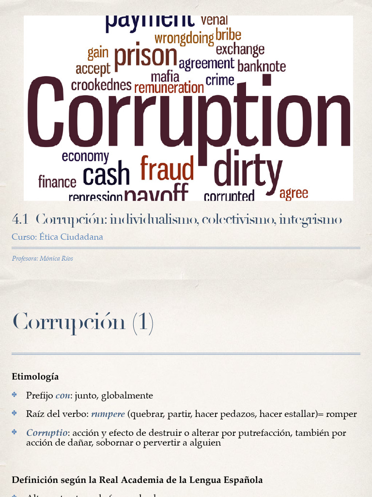 Efectos y Causas de la Corrupción | PDF | Soborno | Corrupción política