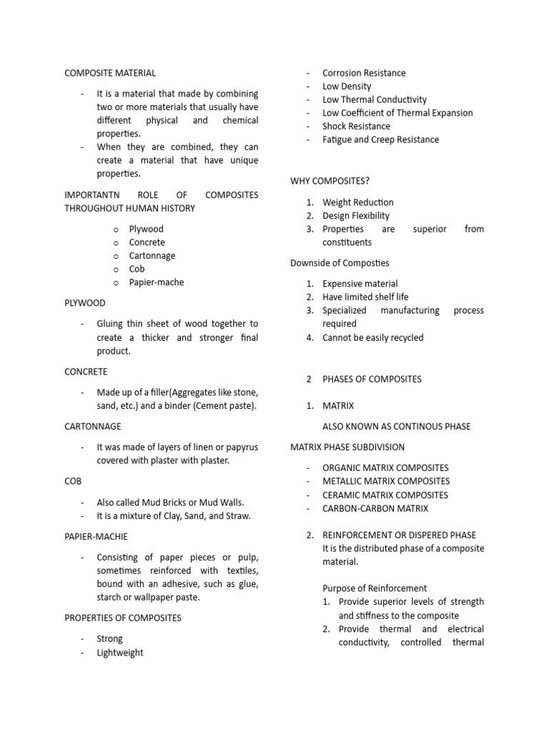 Understanding Composite Materials and Their Applications | PDF | Composite Material | Biomaterial